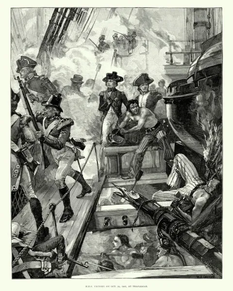 Admiral Nelson Battle Of Trafalgar