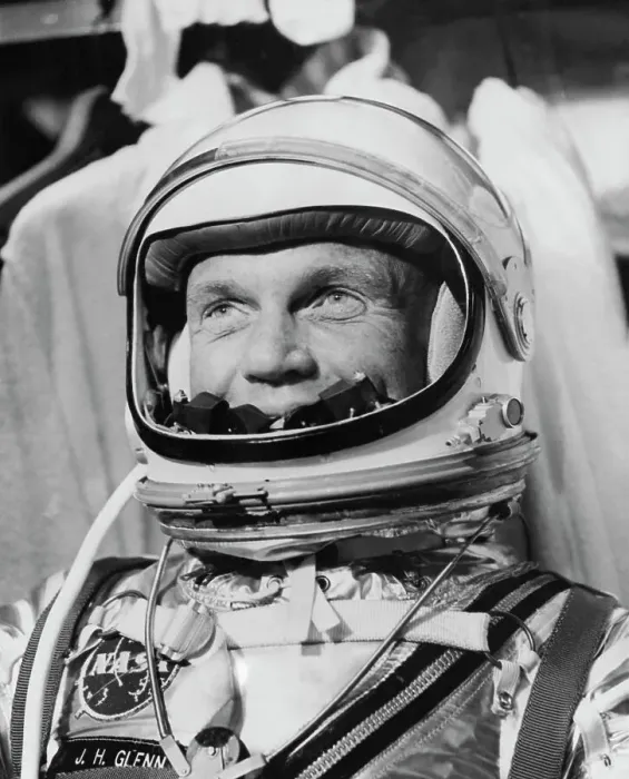 John Glenn Space Suit John Glenn, First US Astronaut To Orbit The