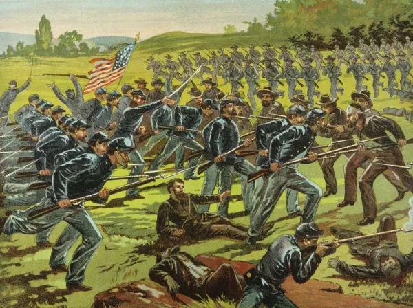 American Civil War Battle Scenes