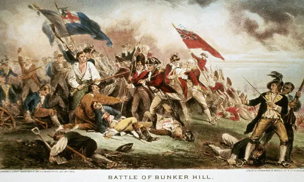 Battle Of Bunker Hill Painting