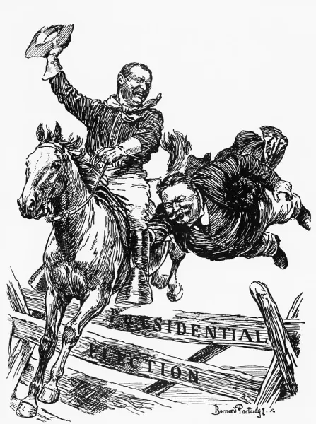 Taft And Roosevelt Cartoon