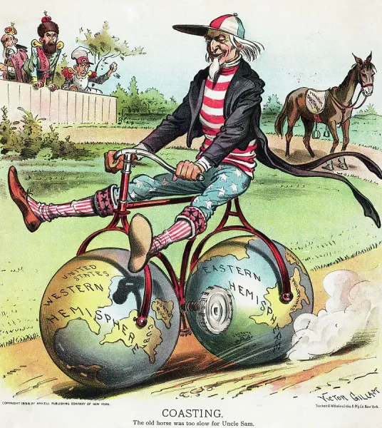 Uncle Sam Political Cartoon Foreign Policy Cartoons Msmary