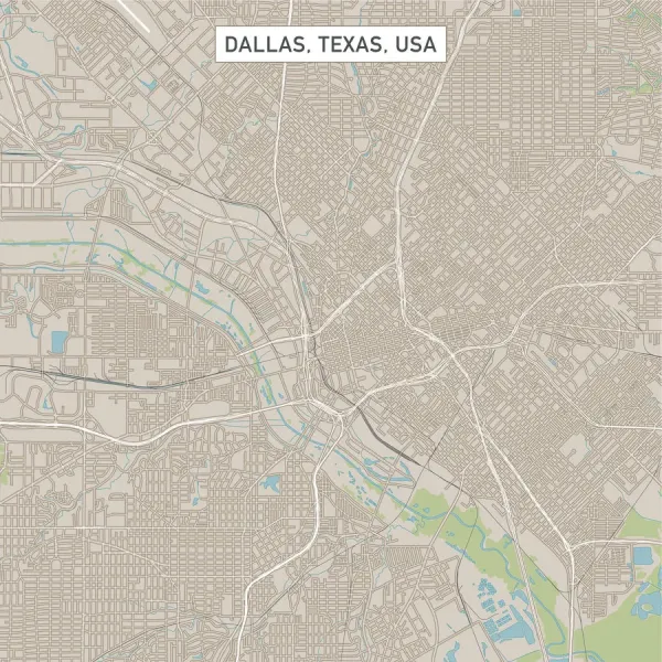Dallas Texas In Us Map