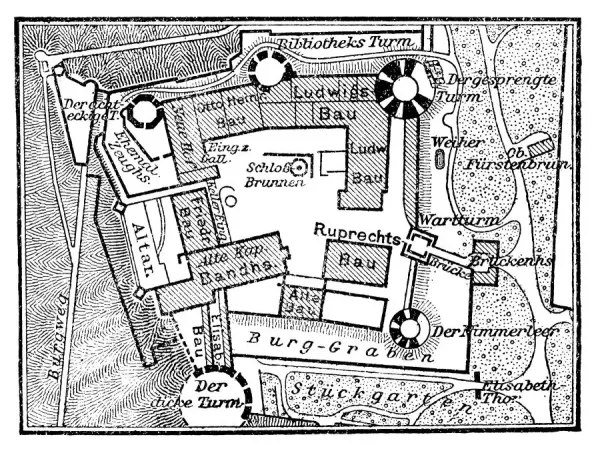 Medieval Castle Blueprints Floor Plan