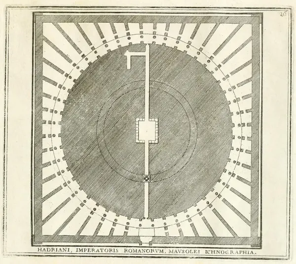 Mausoleum Of Hadrian Plan