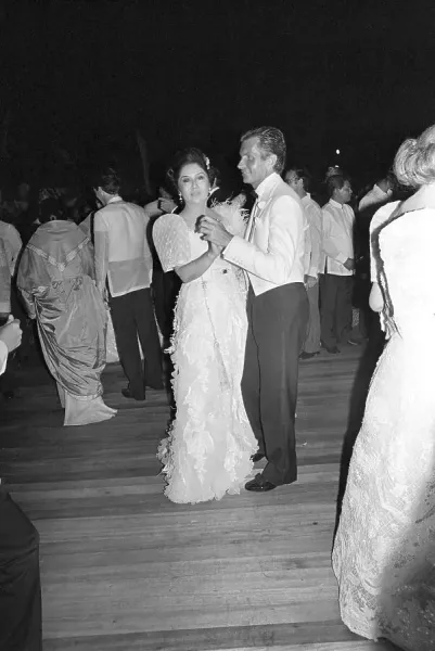 George Hamilton Wedding