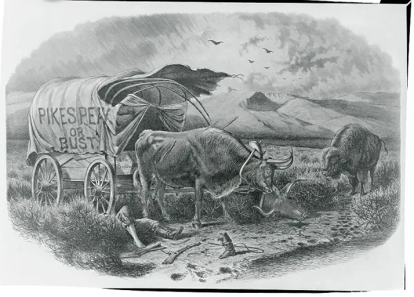 Pikes Peak Gold Rush Library Of Congress | On This Day In 1848, James
