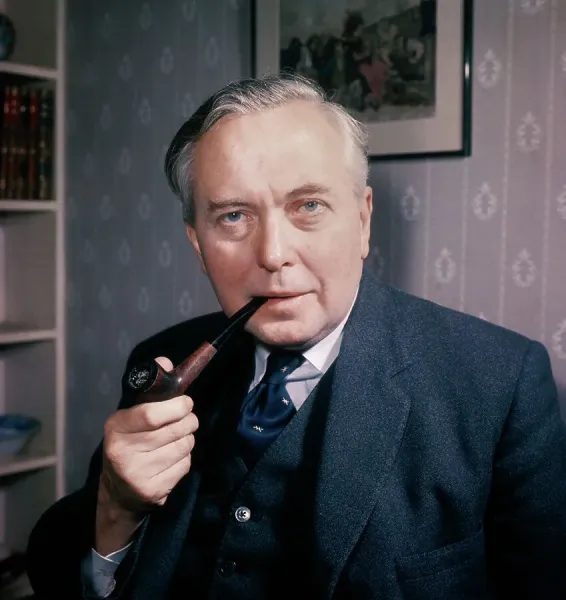 Harold Wilson Pipe Smoking