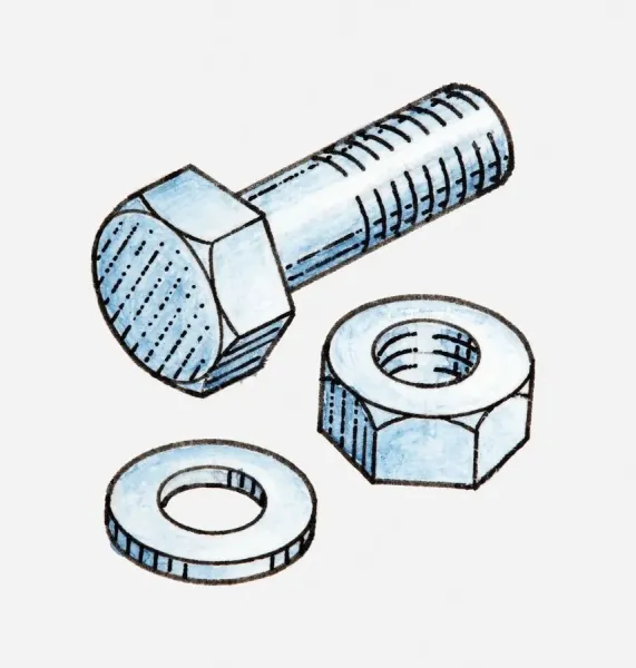 Nuts Bolts Screws Clip Art