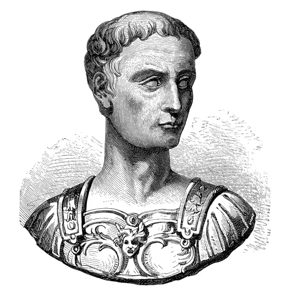 Ancient Rome Leader Julius Caesar