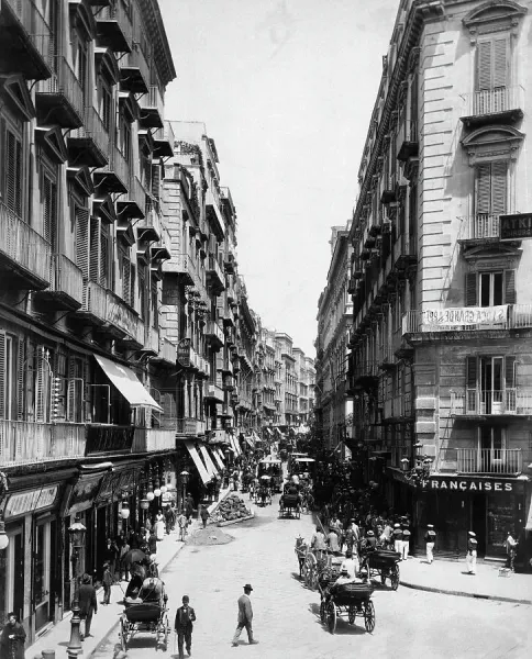 Naples 1900 Naples Corso Vittorio Emanuele, Hotel Bertolini And