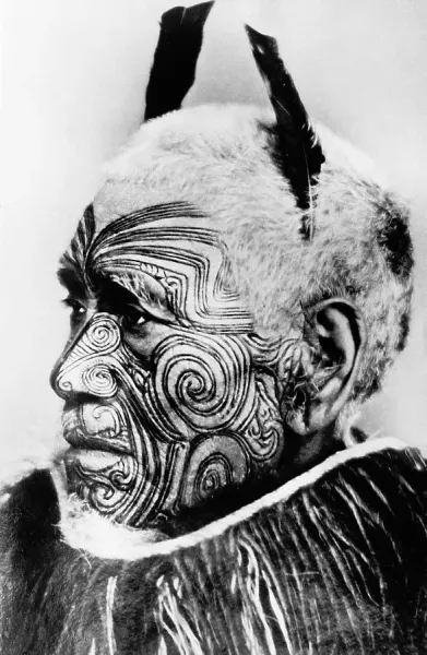 Maori Face Artwork