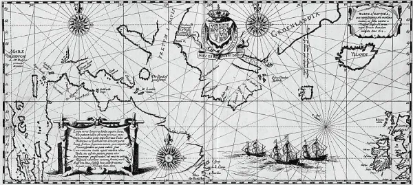 Henry Hudson Map Map Of Henry Hudson's Exploration