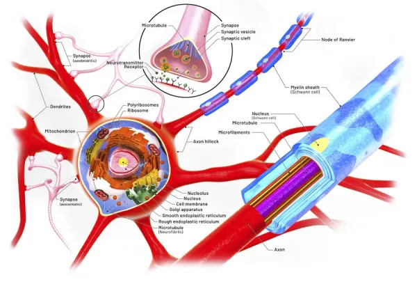Nucleus Nerve Cell Nerve Cell Neuron Biology · Free Vector Graphic On