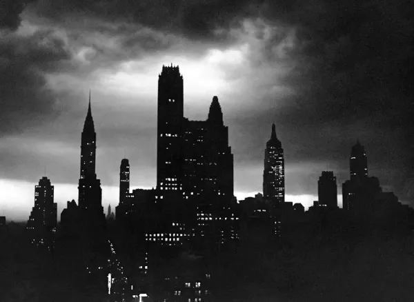 1950s City Night