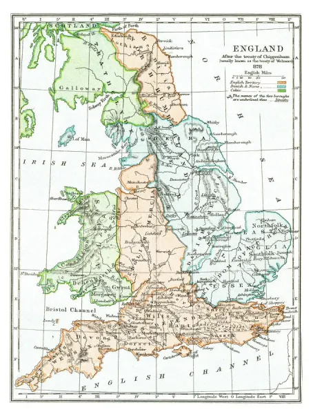 Old England Map