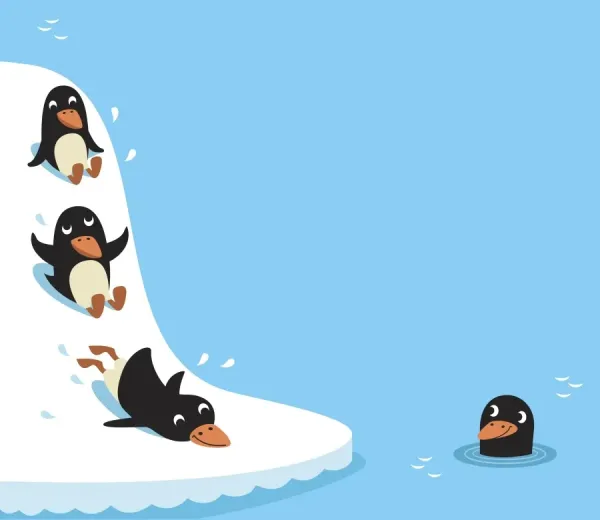Sliding Penguins Printables