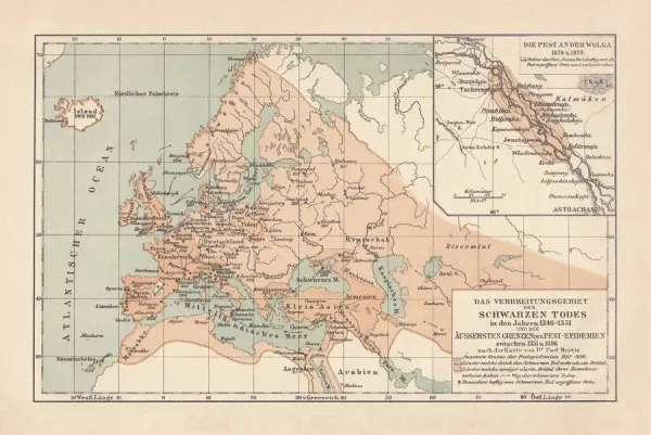 14th Century Europe Map