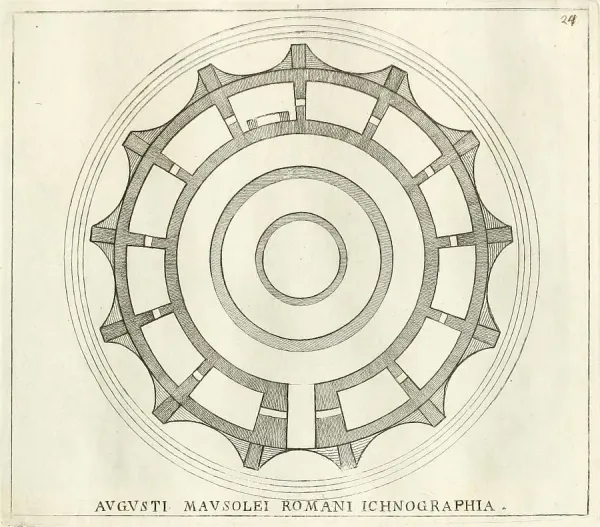 Mausoleum Of Hadrian Plan