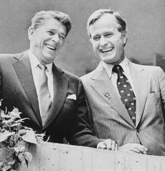 Reagan Bush Laughing Memes The Reagan Administration's Unbelievable