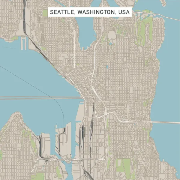 Seattle Area Map Printable