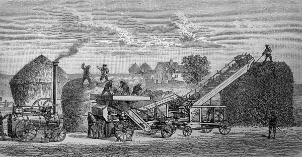 Industrial Revolution Threshing Machine