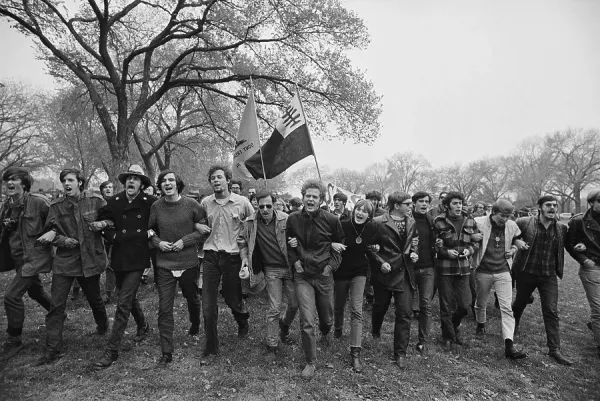 Marching Democratic Posters The Raised Fist: A History Of The Symbol
