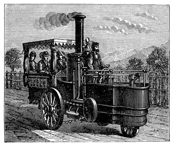 First Steam Engine Car