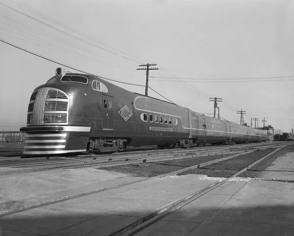 Passenger Train Side View
