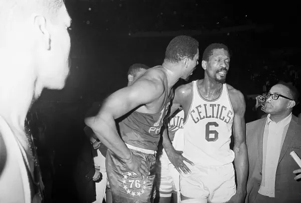 Wilt Chamberlain Bill Russell