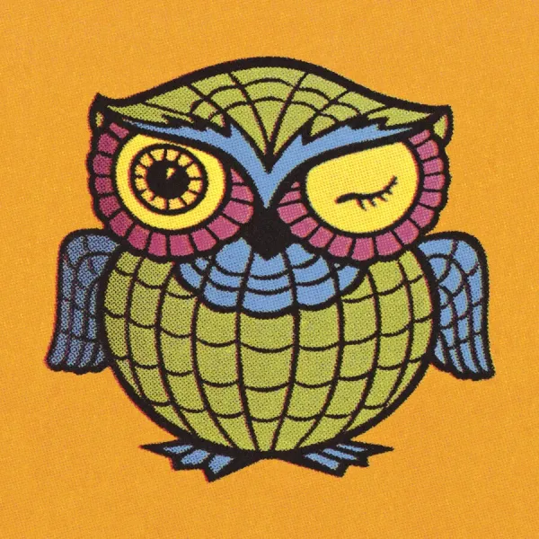 Winking Owl Drawings