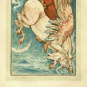 Pegasus And Bellerophon Greek Mythology