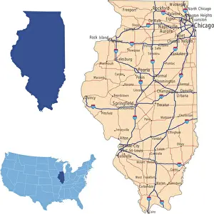 Detailed Map Of Illinois