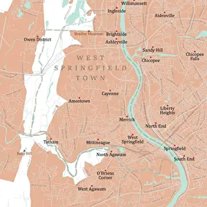 Mapa De West Springfield, Massachusetts